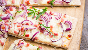 Onion and Cheese Pizza