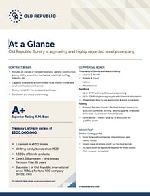 Get Appointed With Old Republic Surety | Old Republic Surety